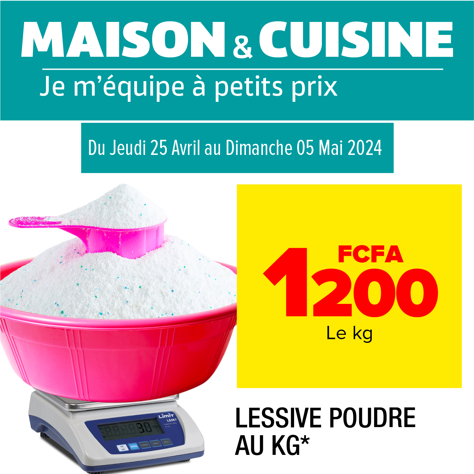LESSIVE POUDRE AU KG - Carrefour Côte d'Ivoire