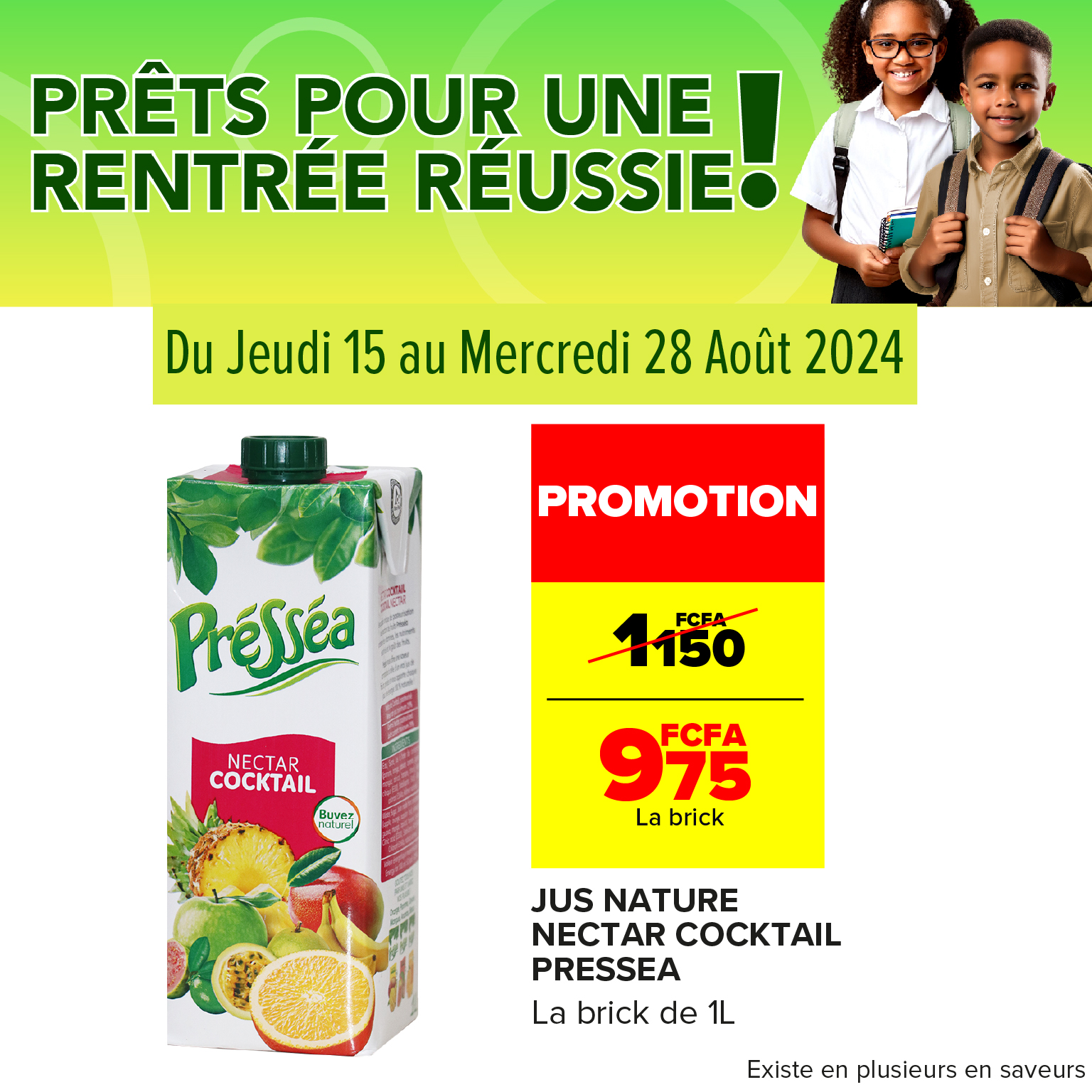JUS NATURE NECTAR COKTAIL PRESSEA 1L - Carrefour Côte d'Ivoire