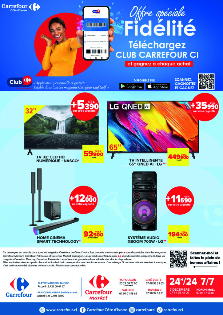 Offre spéciale Coupe du Monde - Carrefour Côte d'Ivoire